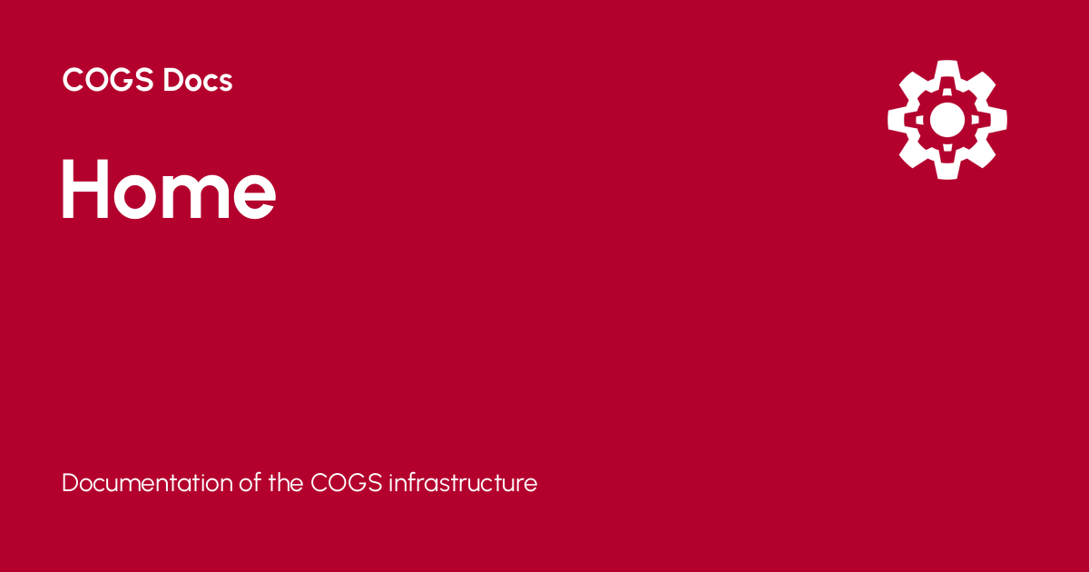 COGS Docs